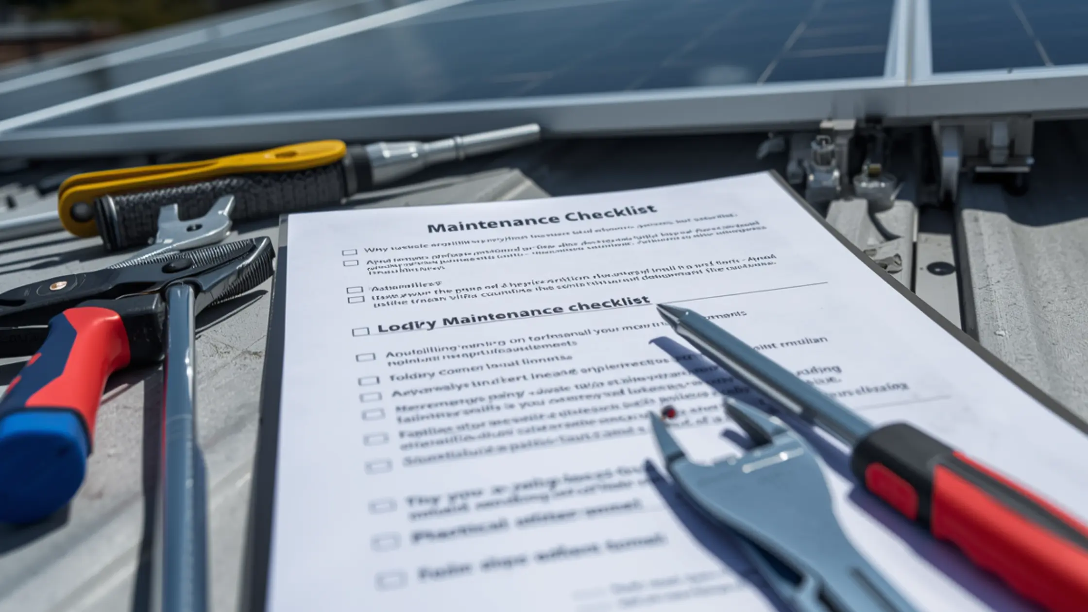 Solar Panel Maintenance Checklist 2026 | Taypro Blog